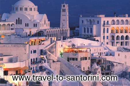 Fira by night - Fira photo